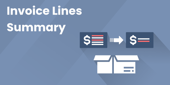 Invoice Lines Summary | T.V.T Marine Automation